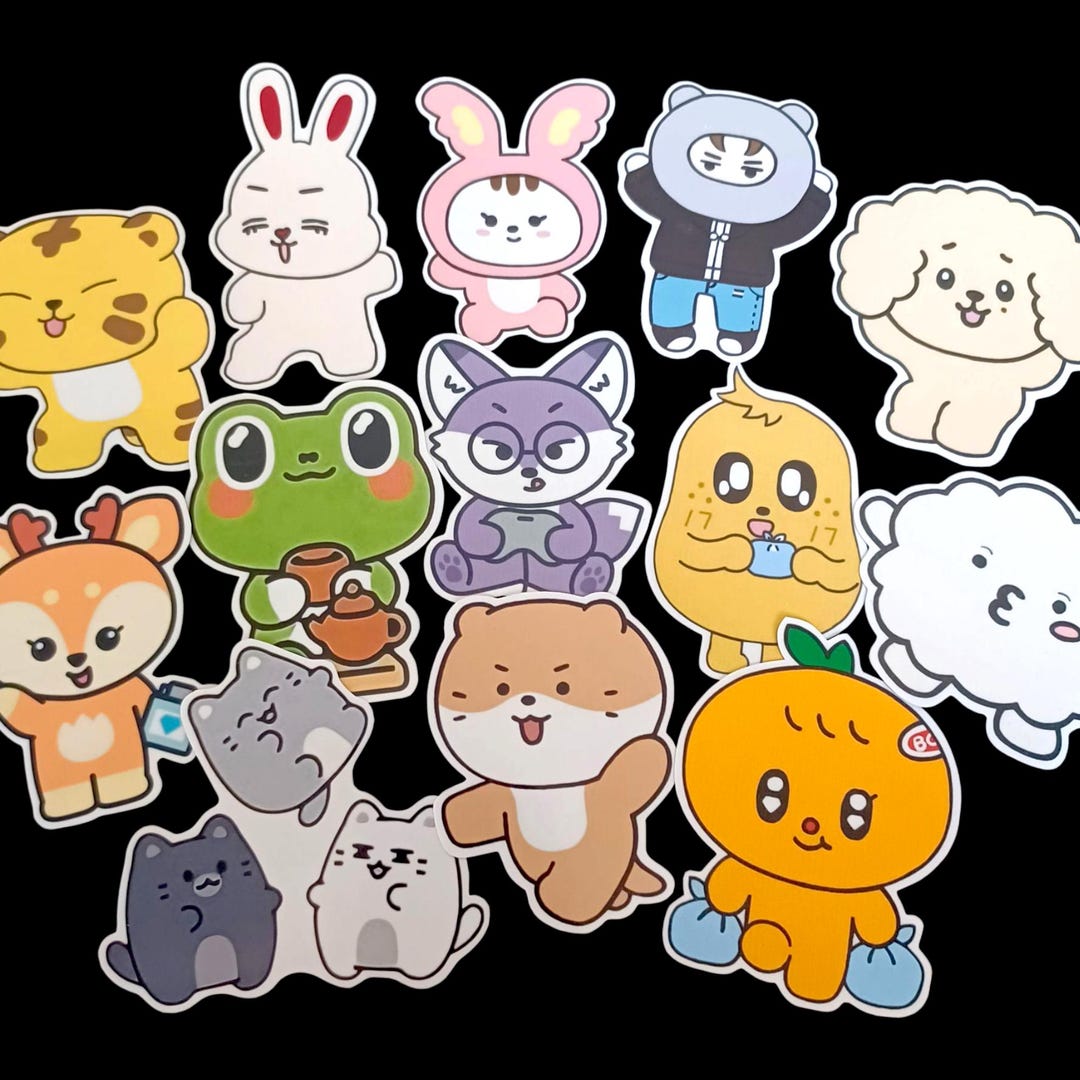 MINITEEN 3 Inch Glossy Waterproof Vinyl Stickers SEVENTEEN KPOP Set of ...