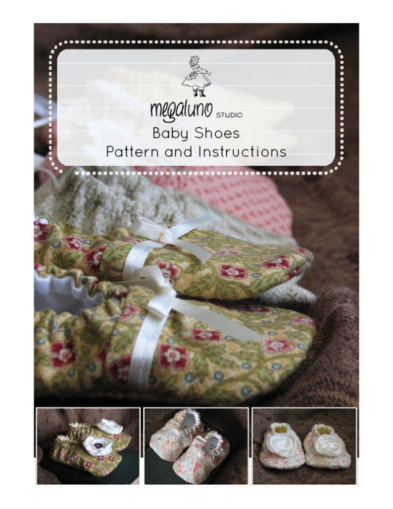 PDF Sewing Pattern, Baby Shoes (booties), Sizes NB - 24mo - Etsy