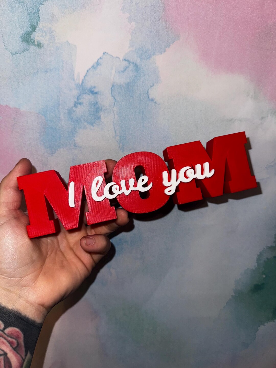 I Love You Mom Sign - Etsy