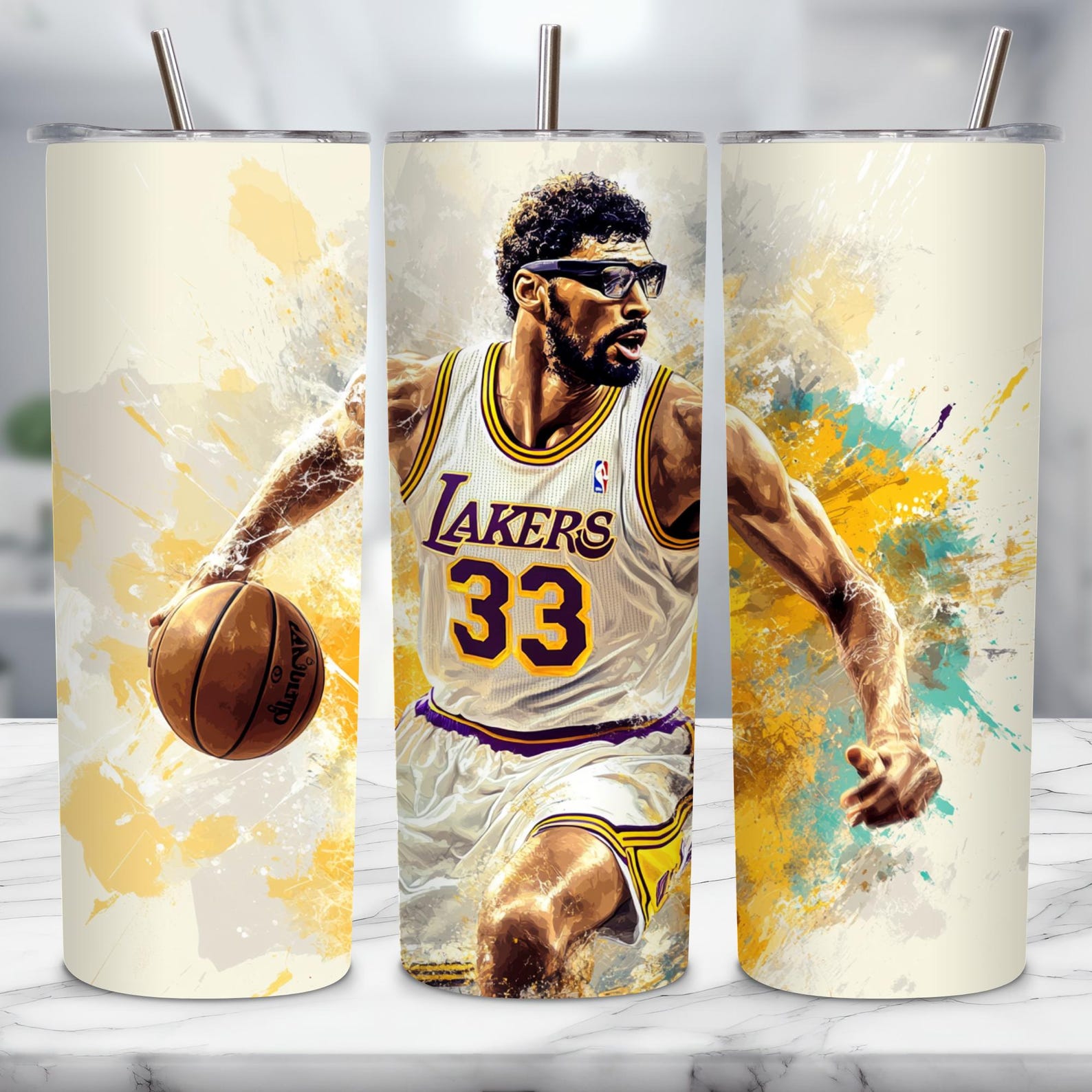 10 NBA Superstars Tumbler Wrap Bundle, Basketball Legends Tumbler Wraps ...