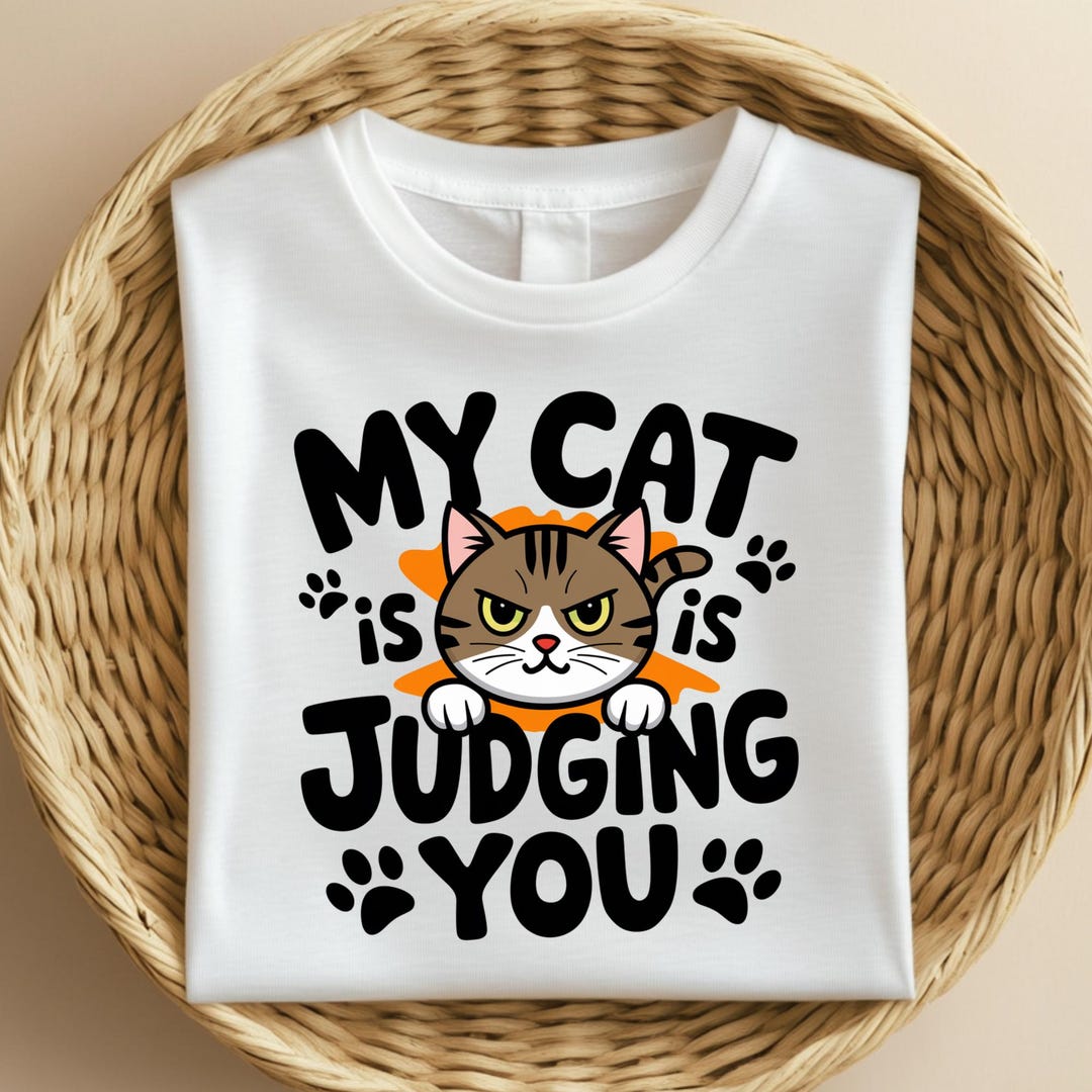 My Cat Judging You PNG, Funny Cat PNG, Sassy Cat Clipart, Pet ...