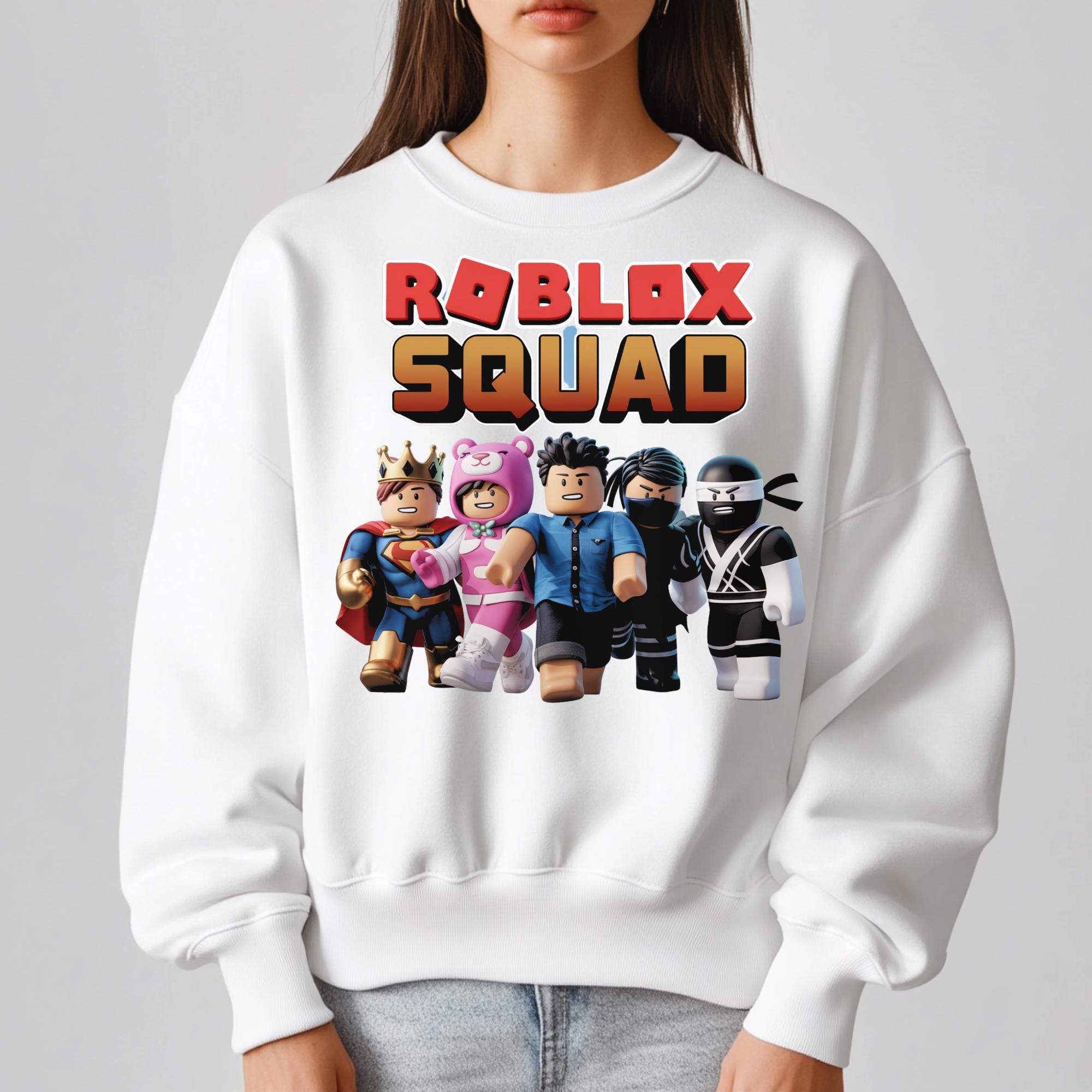 Roblox Squad Png, Gaming Png, Roblox T Shirt Png, Game Characters ...