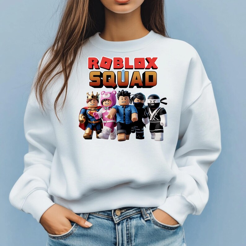 Roblox Squad Png, Gaming Png, Roblox T Shirt Png, Game Characters, Sublimation Design, Roblox ...