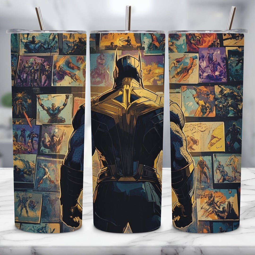 Superhero 20oz Tumbler, Tumbler Wrap, Tumbler Sublimation, Sublimation ...