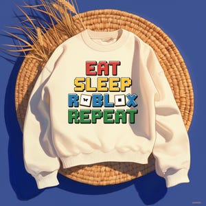 Eat Sleep Roblox Repeat PNG, Roblox Boys Png, Roblox PNG, Digital ...