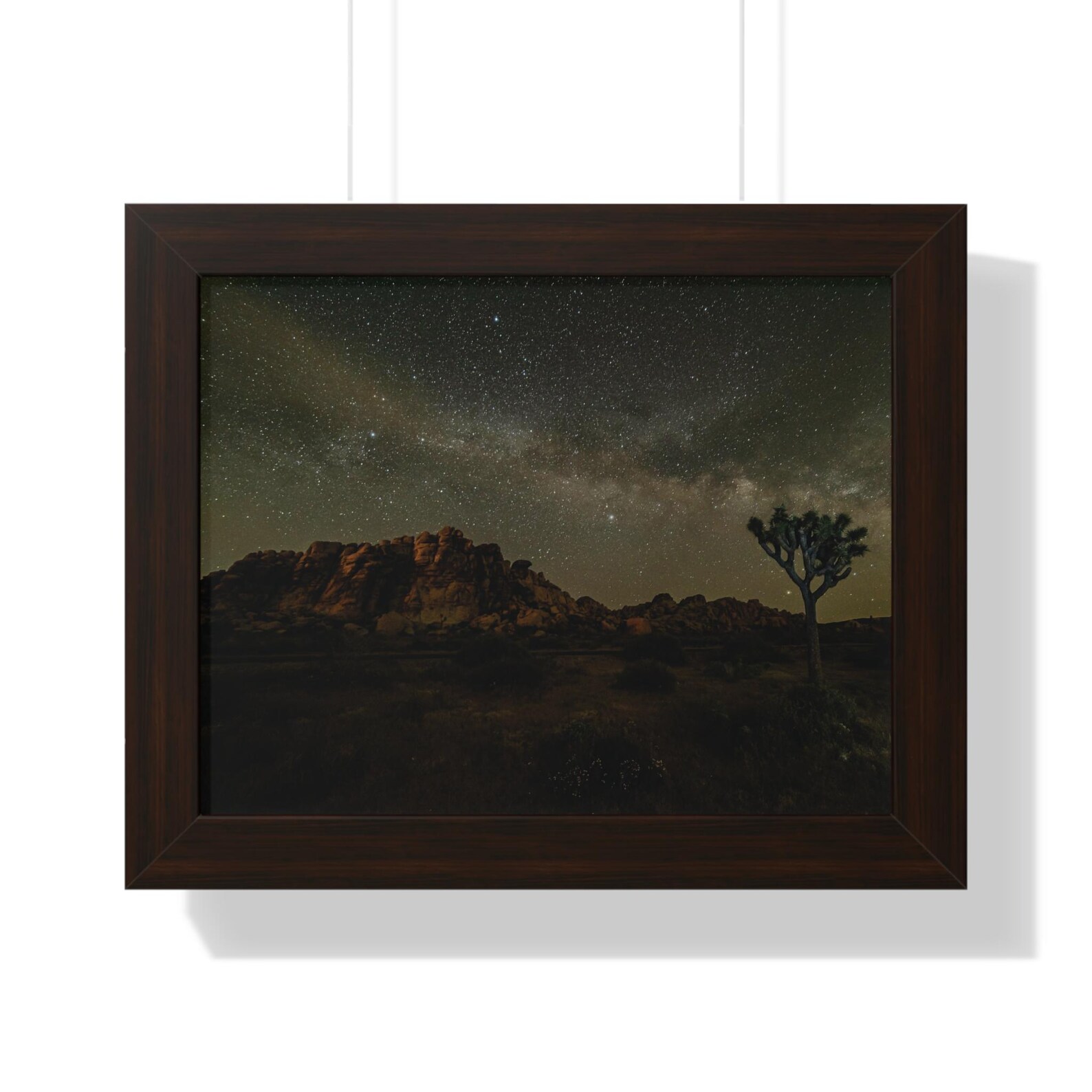 Nature Poster, Desert Print, Landscape Wall Art, Milky Way Art, Home ...