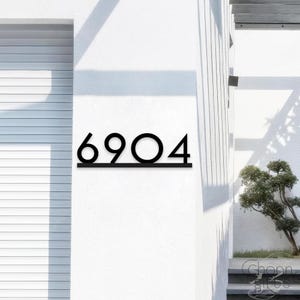 Metal Address Sign,room Number,custom Metal Sign,modern House Numbers ...