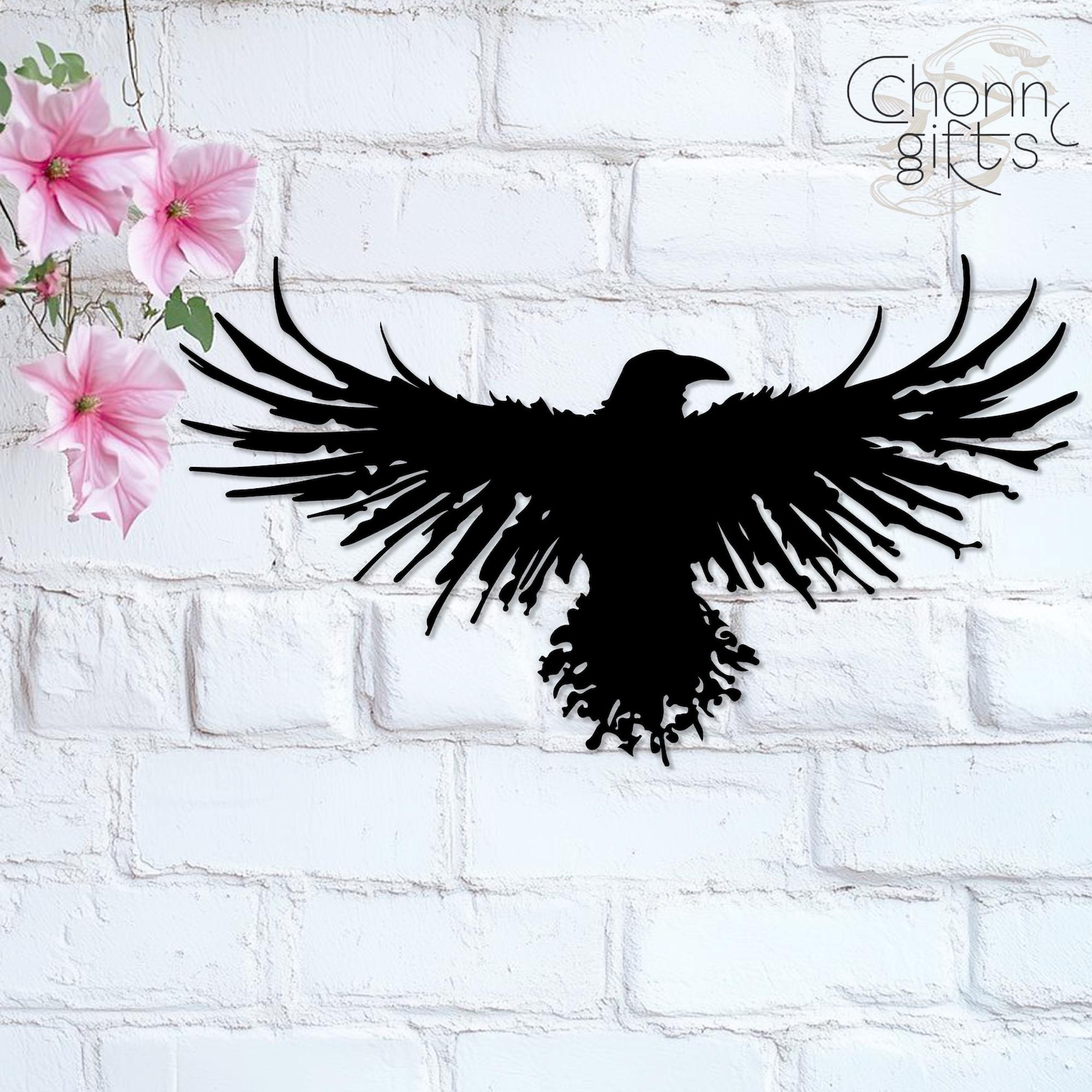 Custom Raven Metal Sign, Odin's Ravens Norse Mythology Art, Viking ...