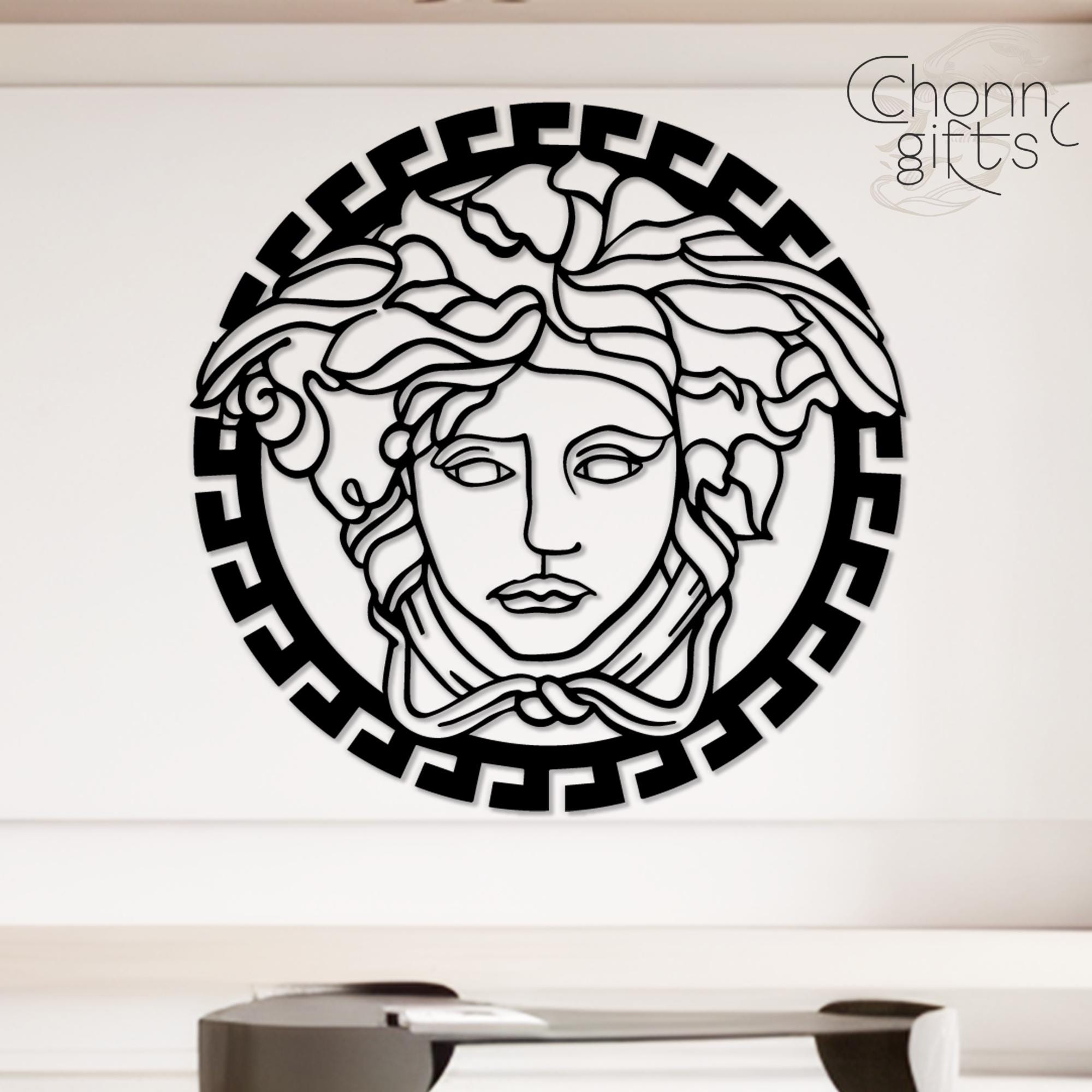 Custom Medusa Metal Sign, Greek Mythology Icon Decor, Intricate Medusa ...