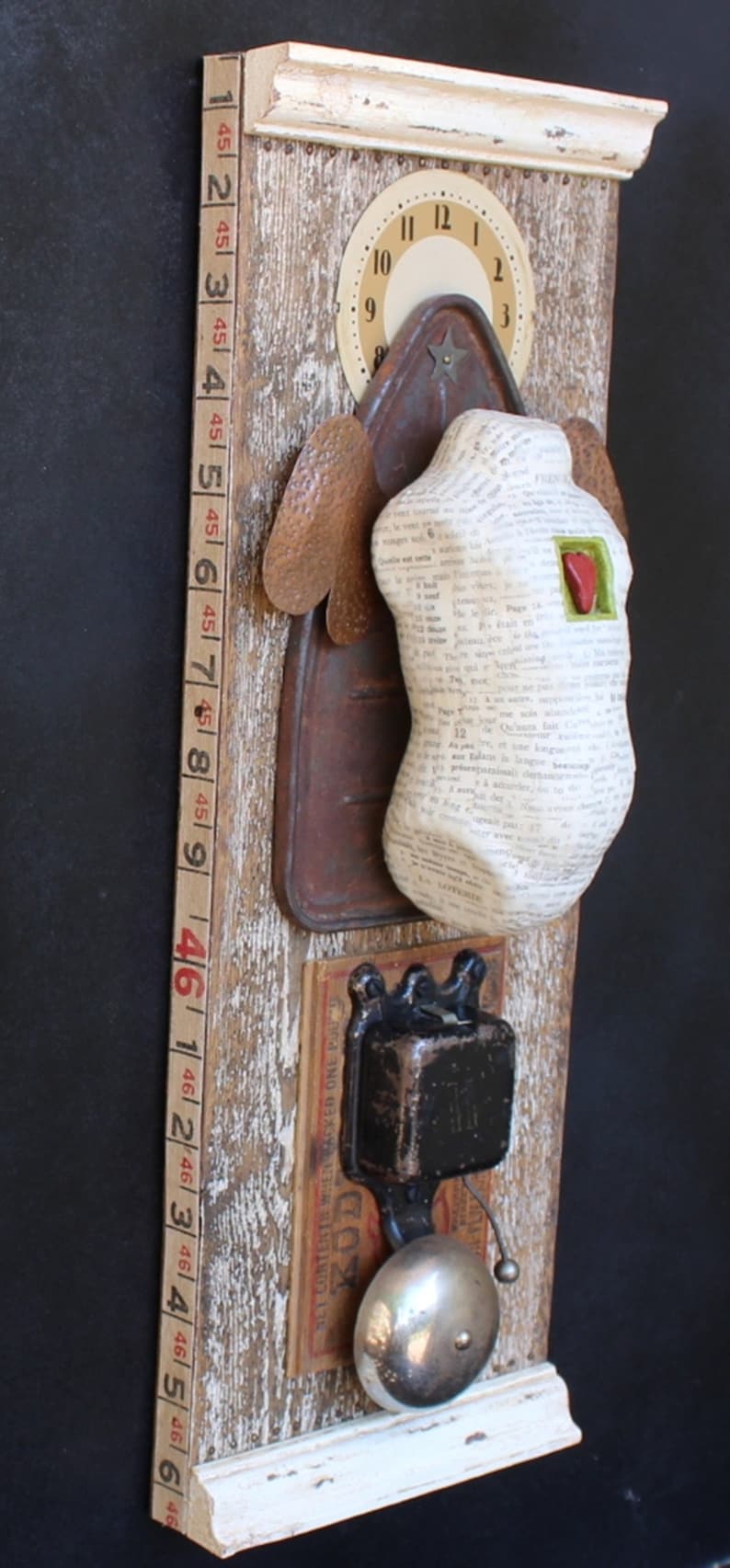 Assemblage Art Found Object Shrine Mixed Media Time to | Etsy