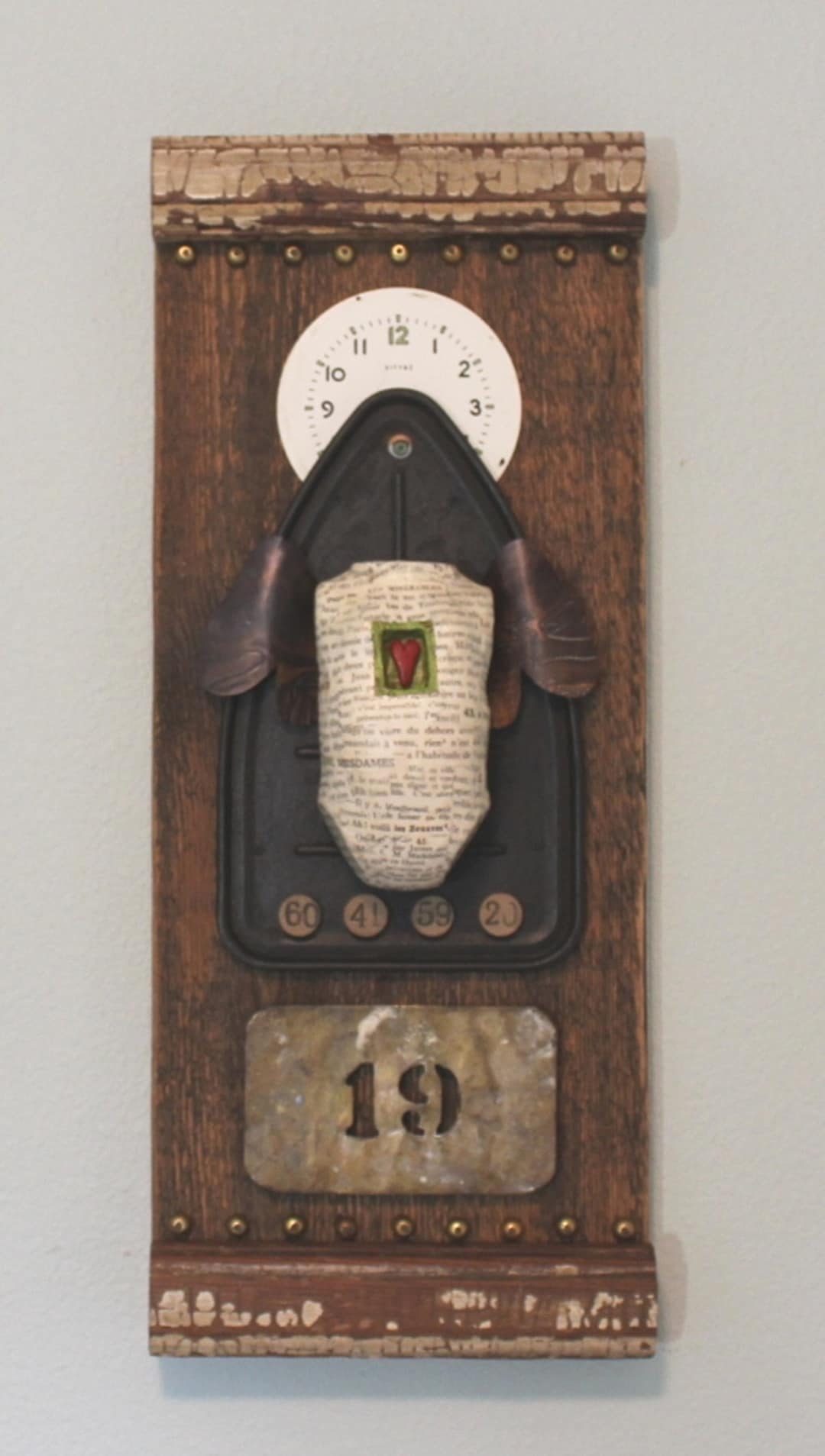 Assemblage Art Found Object Shrine Doll Torso Mixed Media "by the ...