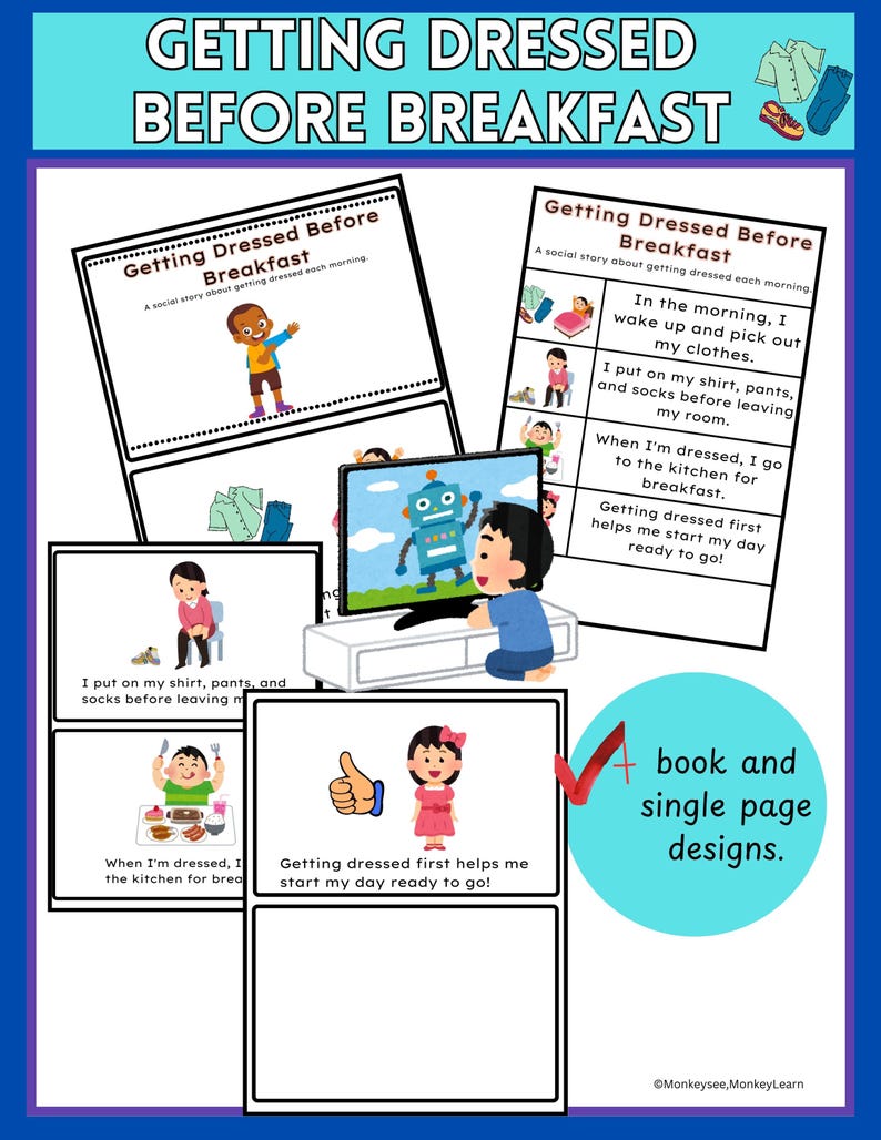 Social Stories- Home Routines and Rules - Etsy