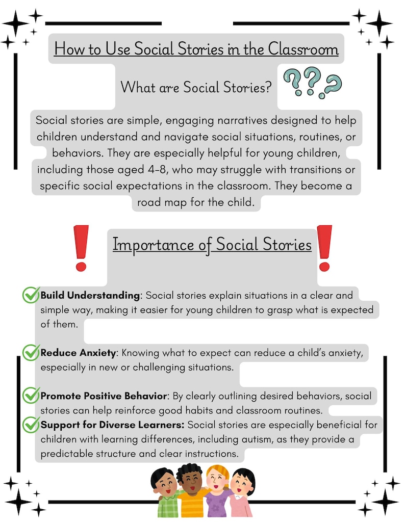 Social Stories- Home Routines and Rules - Etsy