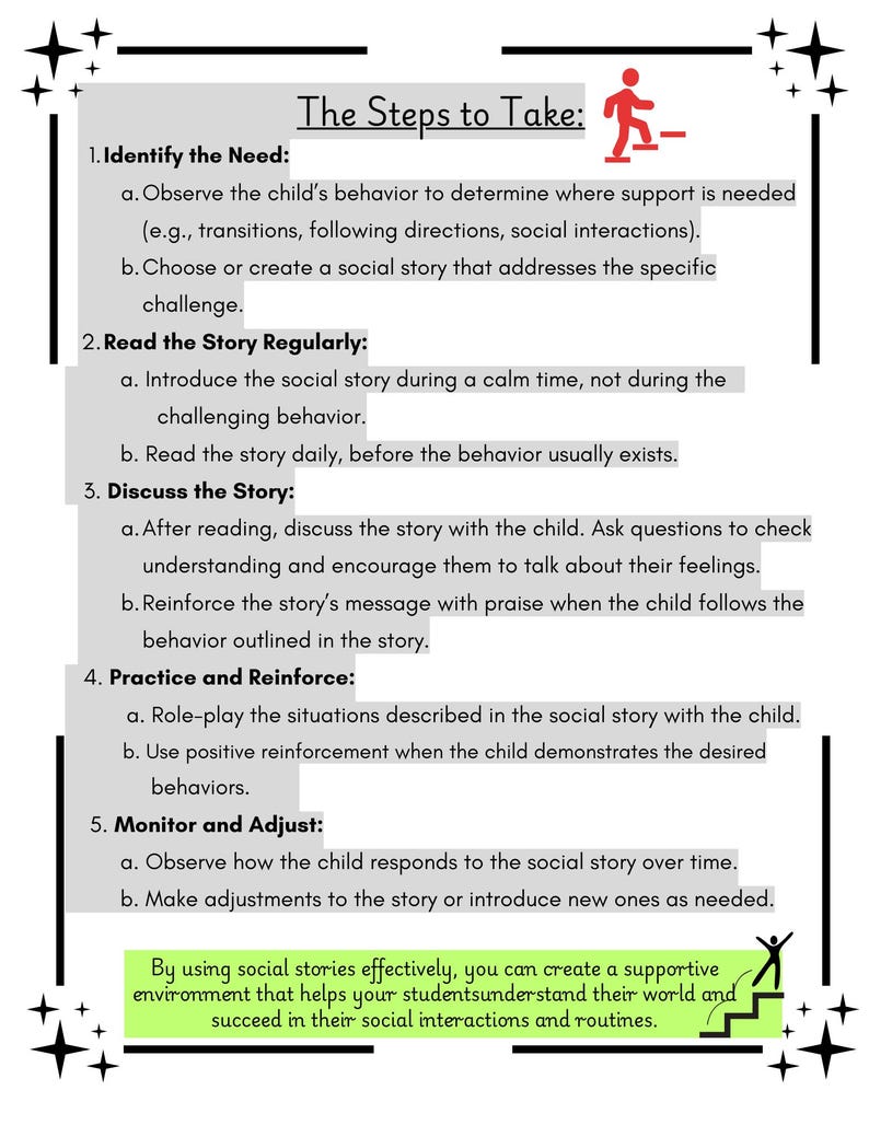 Social Stories- Home Routines and Rules - Etsy