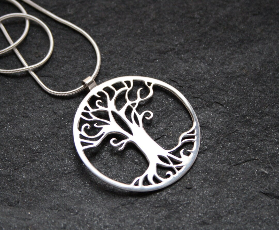 Tree of Life Handmade Silver Pendant - Etsy