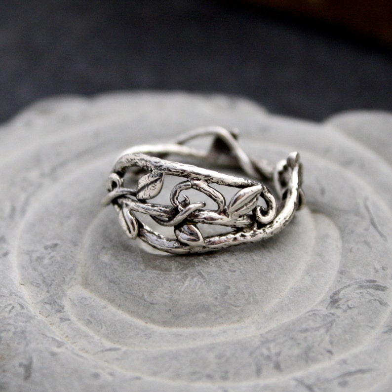 Fairy Vine Branch Elvin Ring Delight Branch Band Twig Rings - Etsy