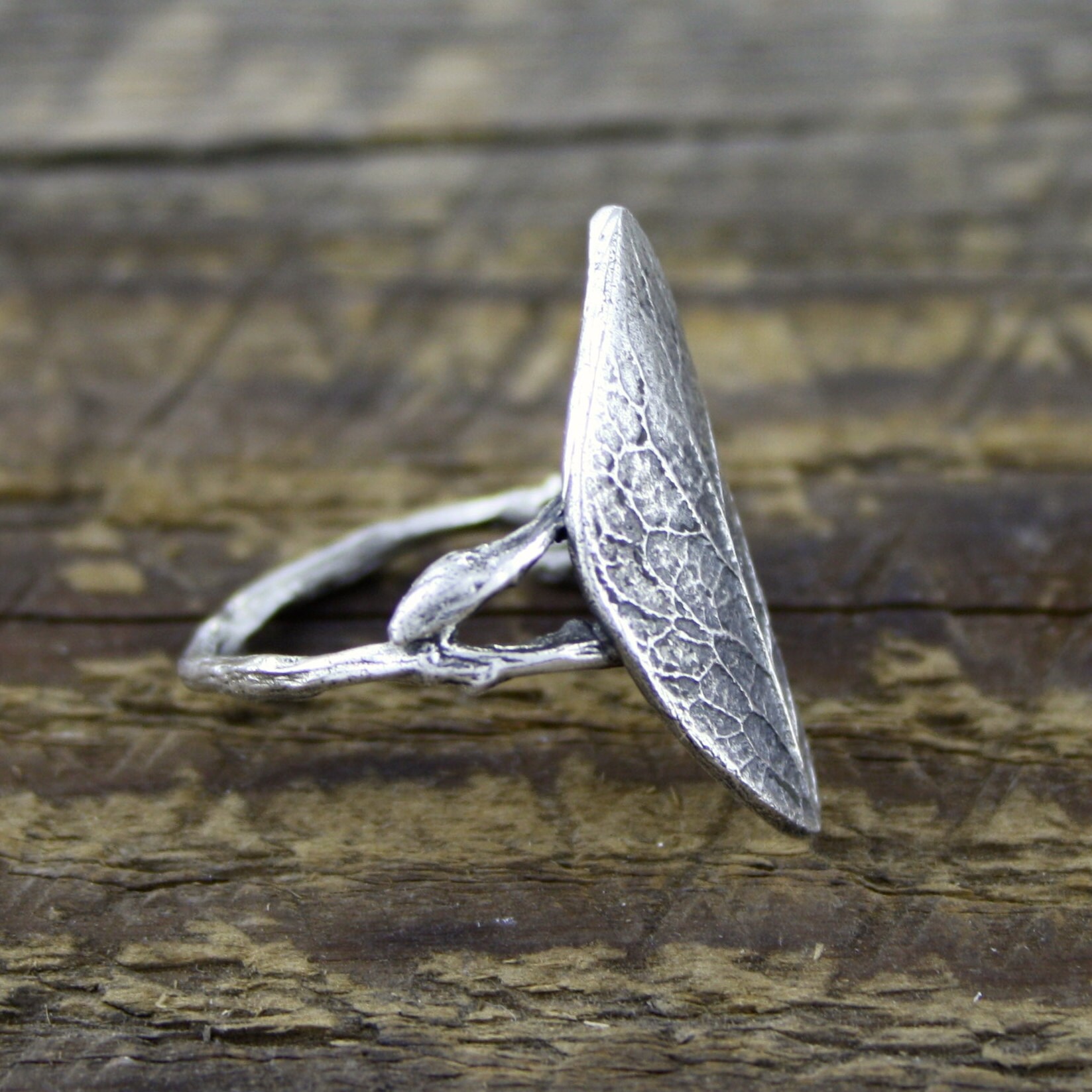 Leaf Ring Tree Ring Organic Ring Rustic Ring Branch Ring | Etsy