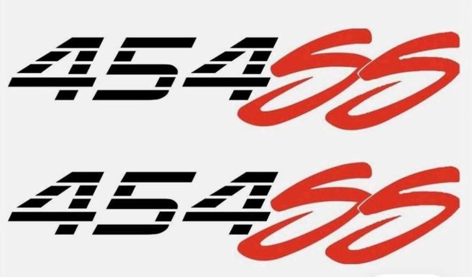 454SS Chevy Truck Decal, 454SS Truck Decal, Pickup Truck Decal, Decal ...