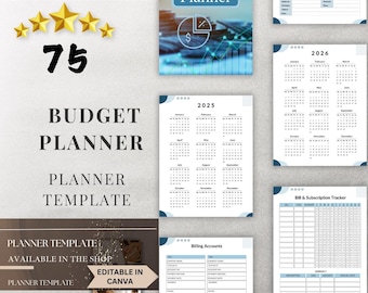 Printable Monthly Budget Planner - Track Expenses, Savings & Goals ...
