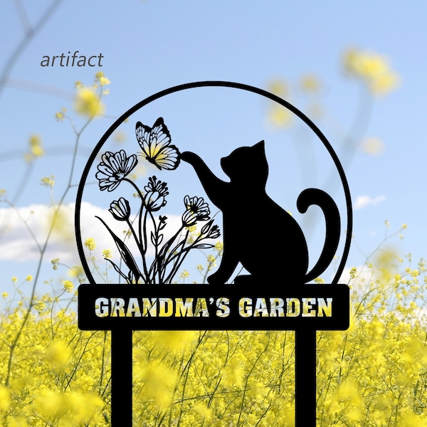 Cat Yard Memorial Sign - Etsy