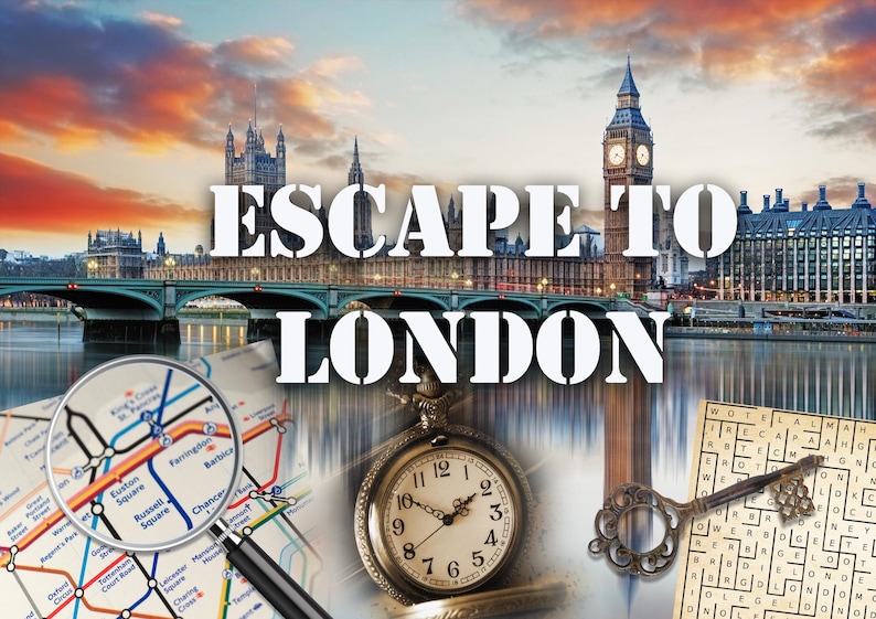 Escape to London – Printable English Escape Room | ESL Game | No Prep ...