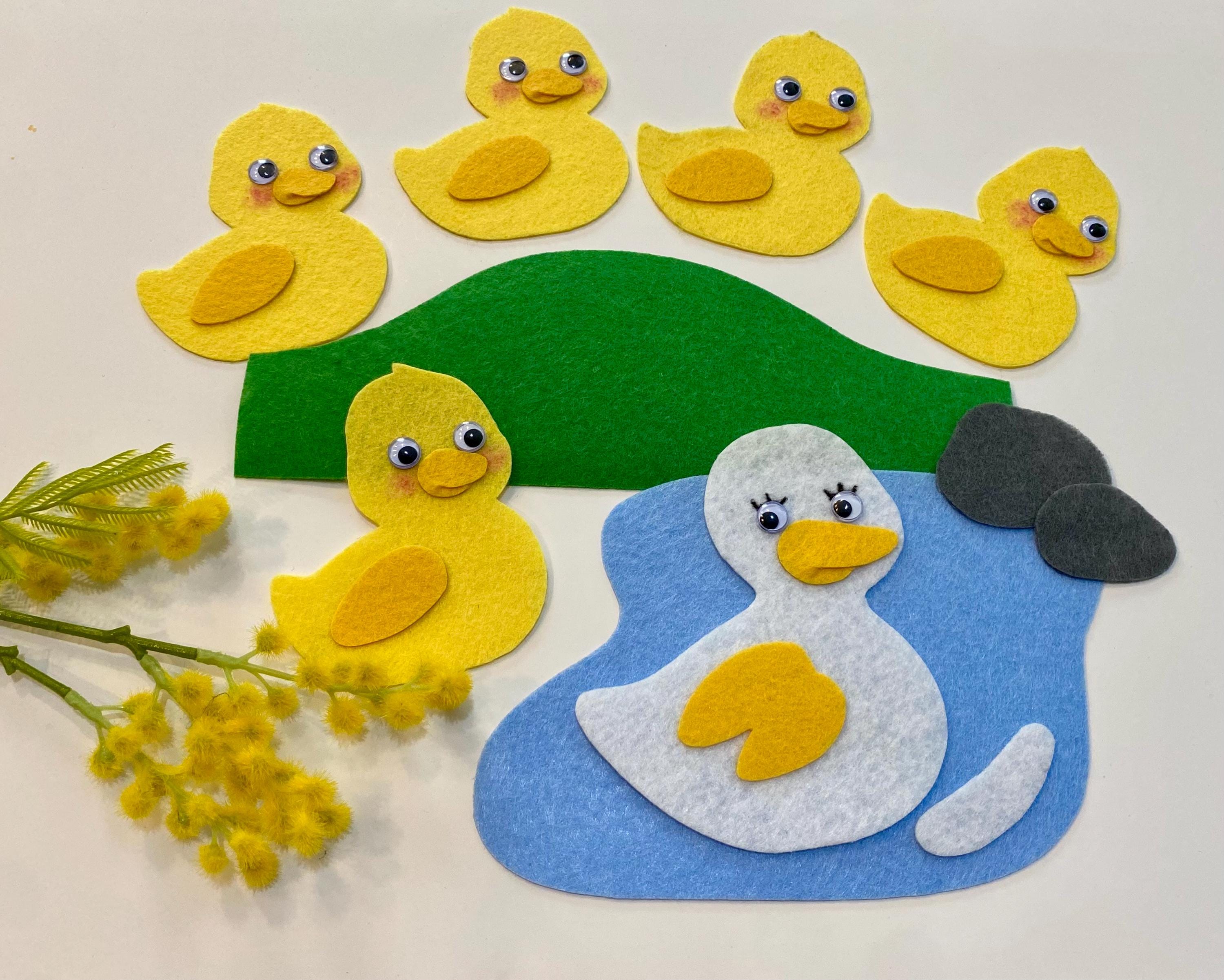 Five Little Ducks Felt Story Set: Nursery Rhyme Educational Toy - Etsy