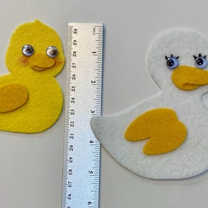 5 Little Ducks Felt Story Set, Nursery Rhyme Storytime Felt Pieces ...