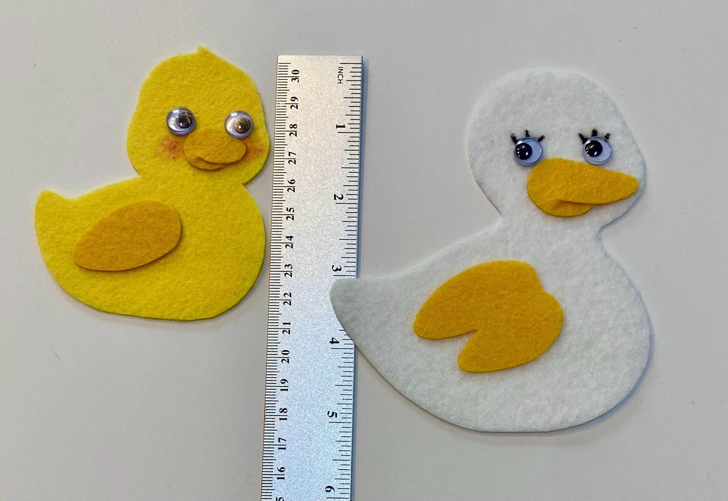 5 Little Ducks Felt Story Set, Nursery Rhyme Storytime Felt Pieces ...