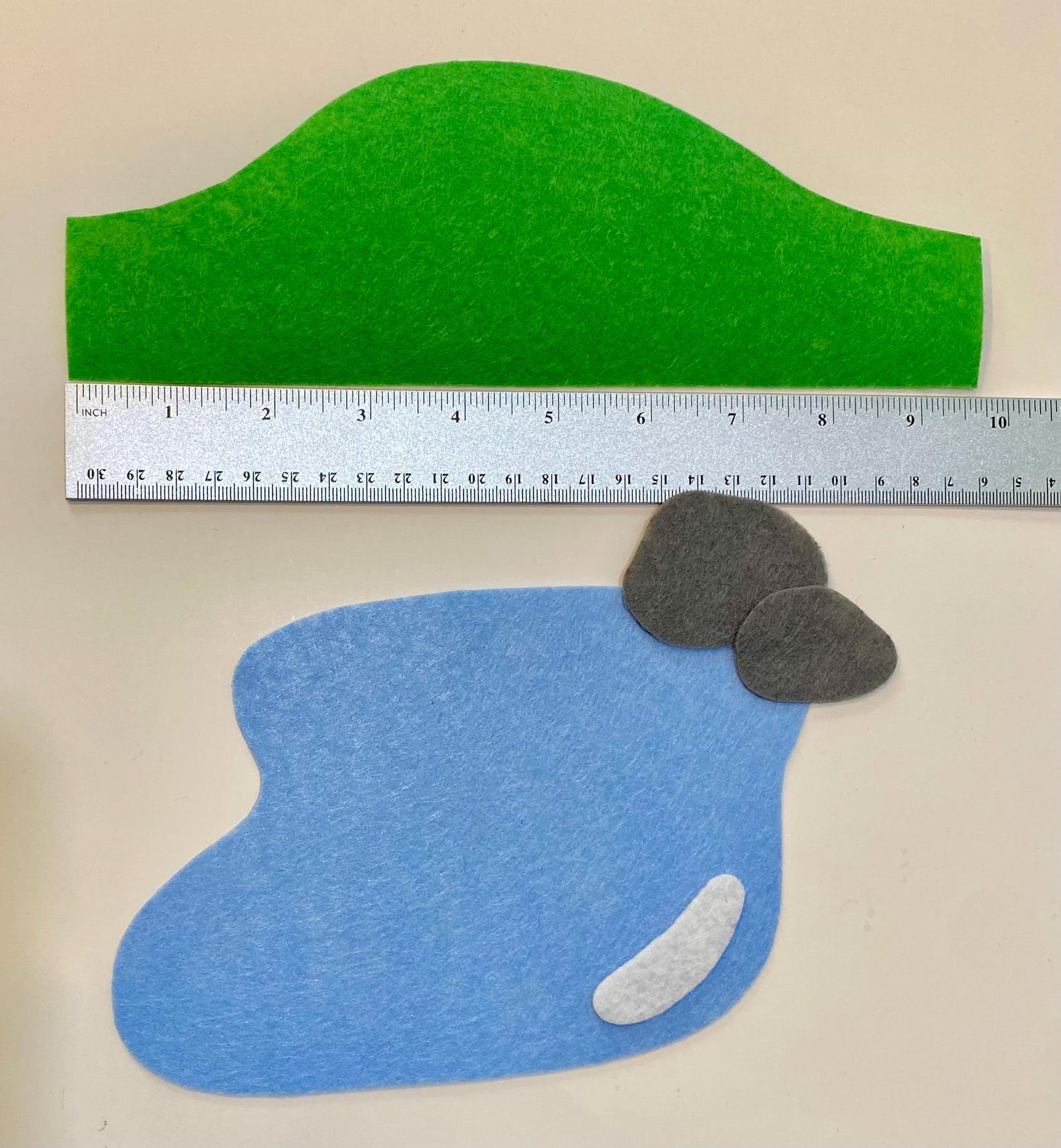 5 Little Ducks Felt Story Set, Nursery Rhyme Storytime Felt Pieces ...