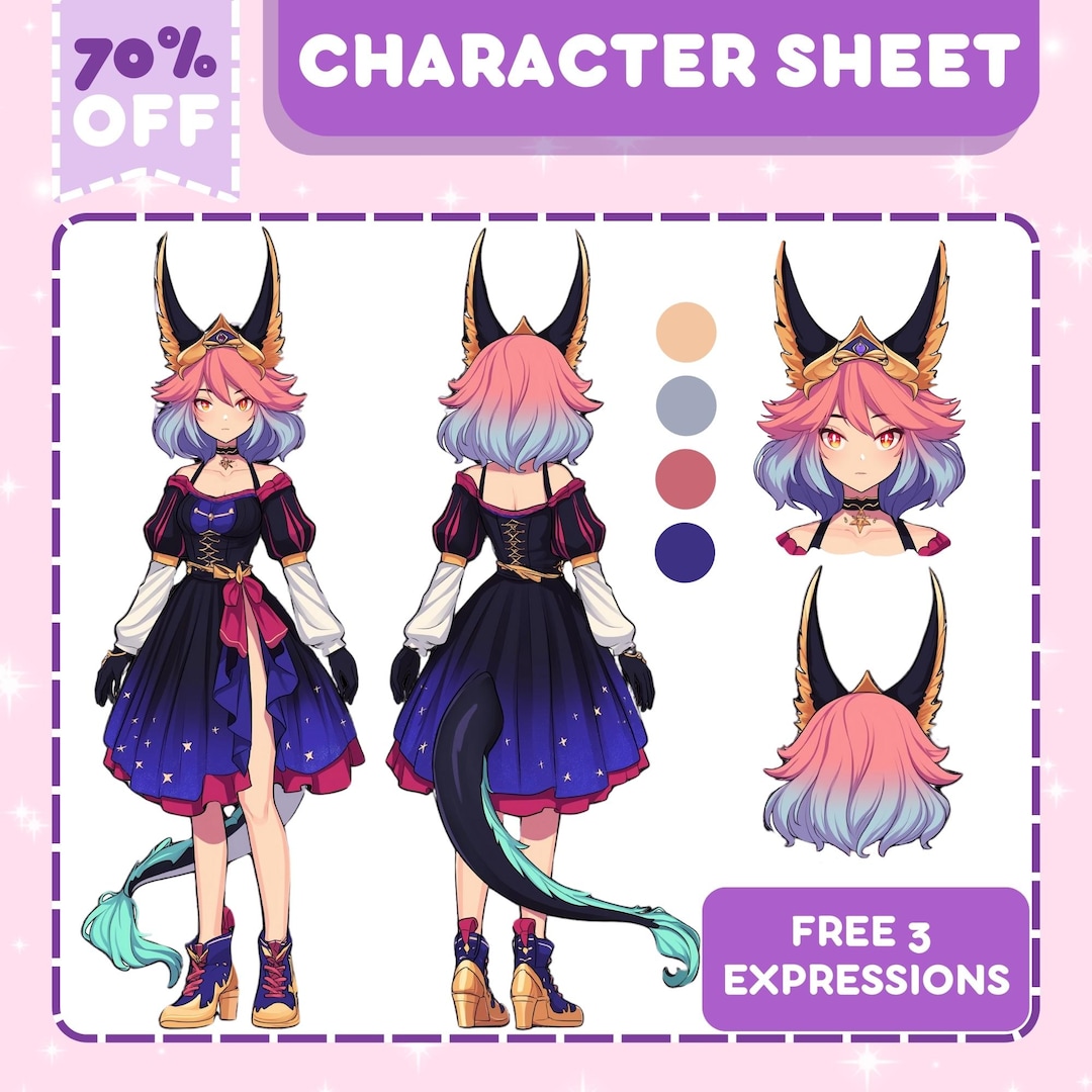 Custom Character Sheet Commission | Character Sheet, Character ...