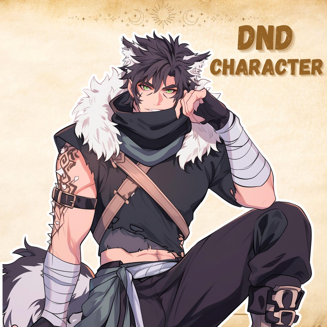 DND, Custom DND Character, Dnd Character, Fantasy Character Commission ...