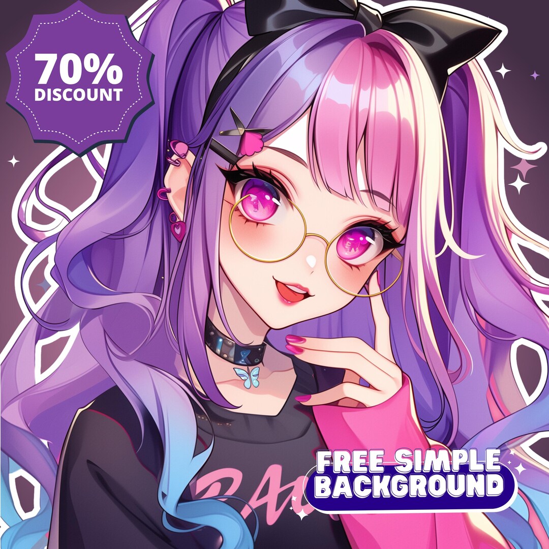 CUSTOM Anime PFP PFP Commission, Anime Character Commission, Vtuber Pfp ...