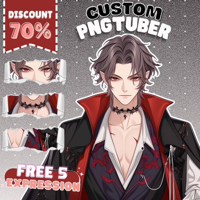 Custom Pngtuber Pngtuber Model Pngtuber Character Pngtuber Design ...