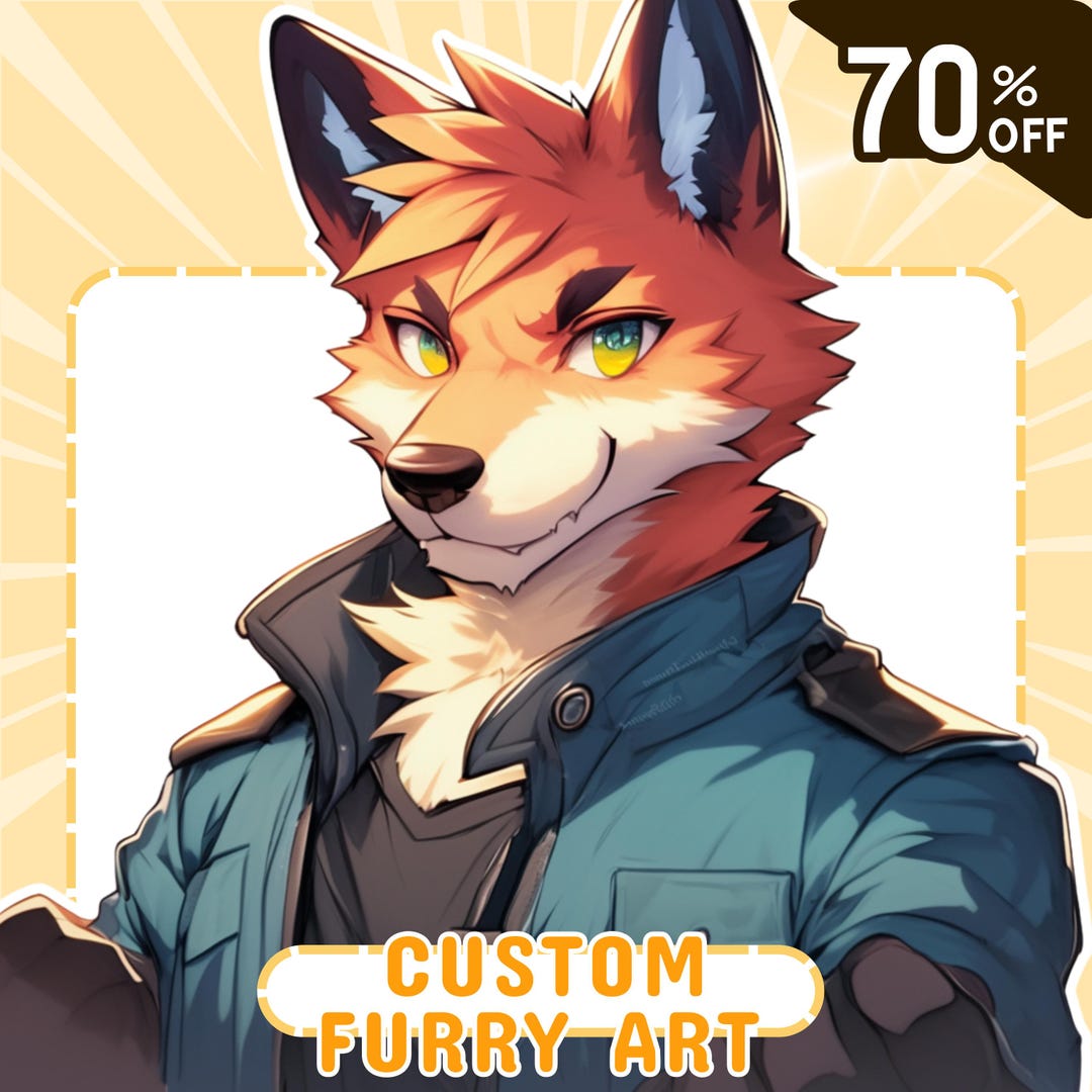 Furry Art Commission | Custom Pfp/headshot Anime Furry Profile Picture ...