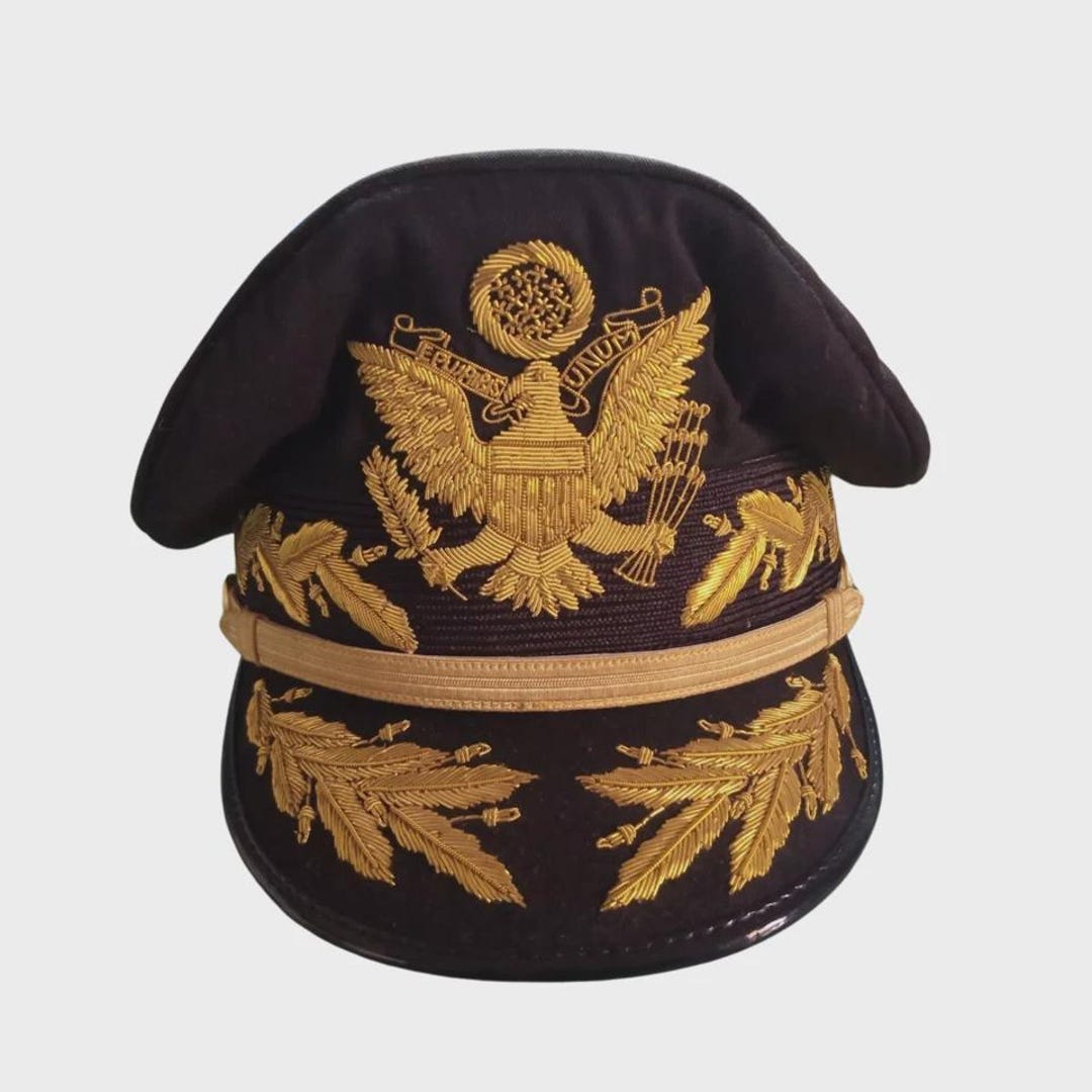General Douglas Macarthur Black Cap - High Quality Reproduction in All ...