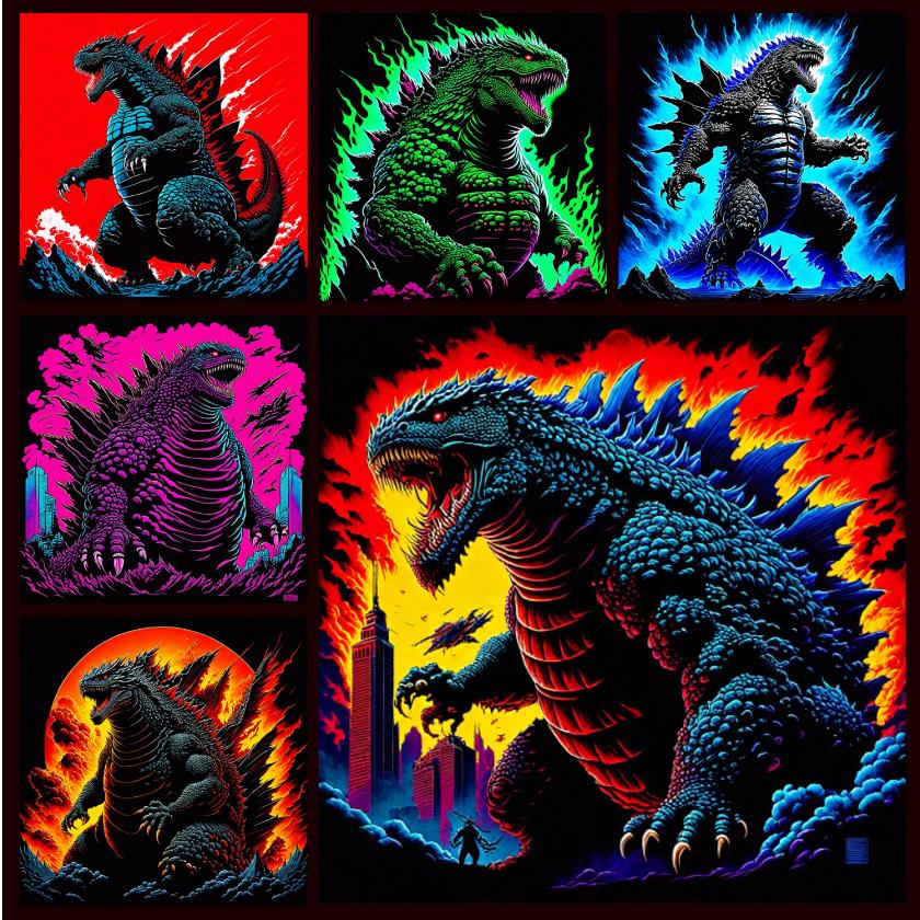 24 Powerfull Godzilla Clip Art Collection , Spooky and Creative Touch ...