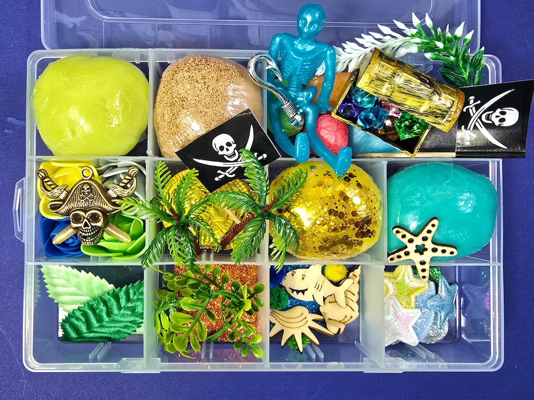 Pirate Play Dough, Pirate Ship Play Kit, Pirate Gift Box - Etsy