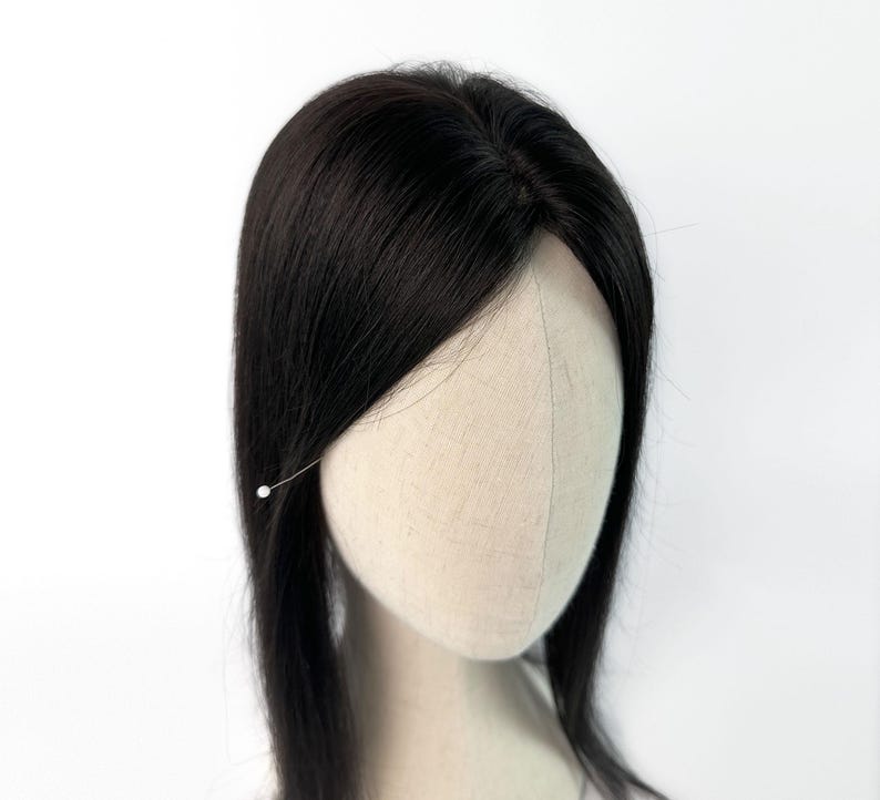 12×15cm Human Hair Topper | U-silk Based Part Swiss Lace PU Side - Etsy