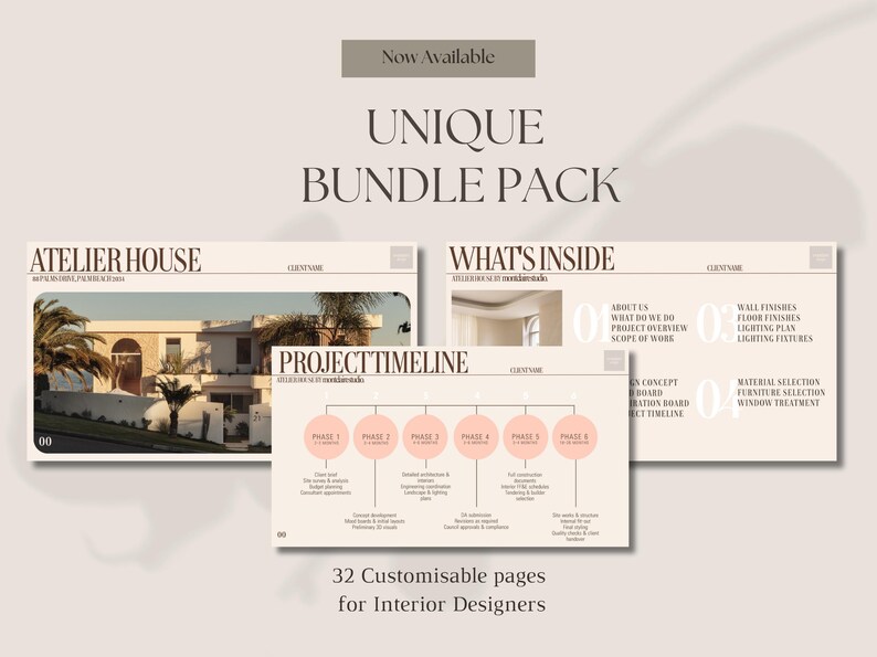 Interior Design Proposal Interior Design Mood Board Template Interior ...