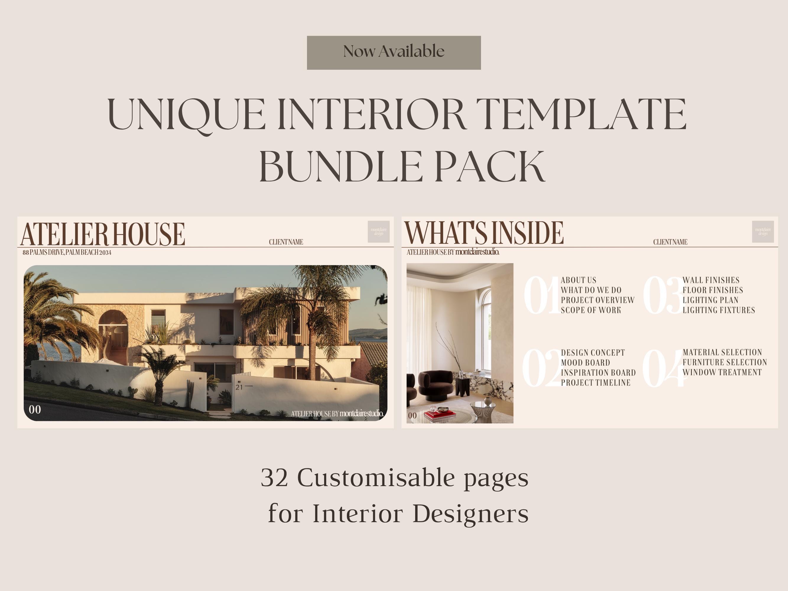 Interior Design Proposal Interior Design Mood Board Template Interior ...
