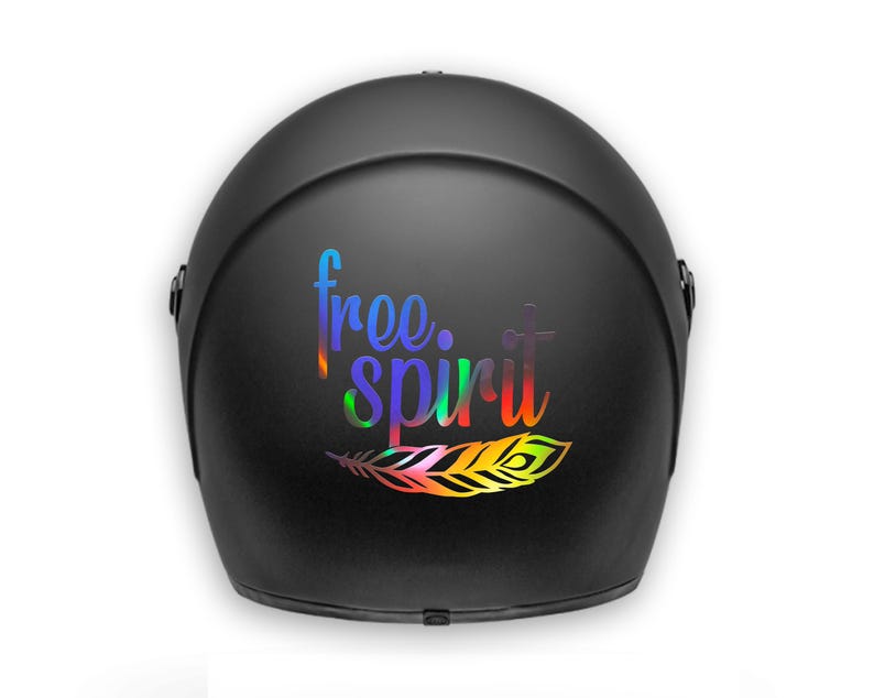 Holographic Motorcycle Helmet Sticker / Decal / Waterproof Vinyl Decor ...