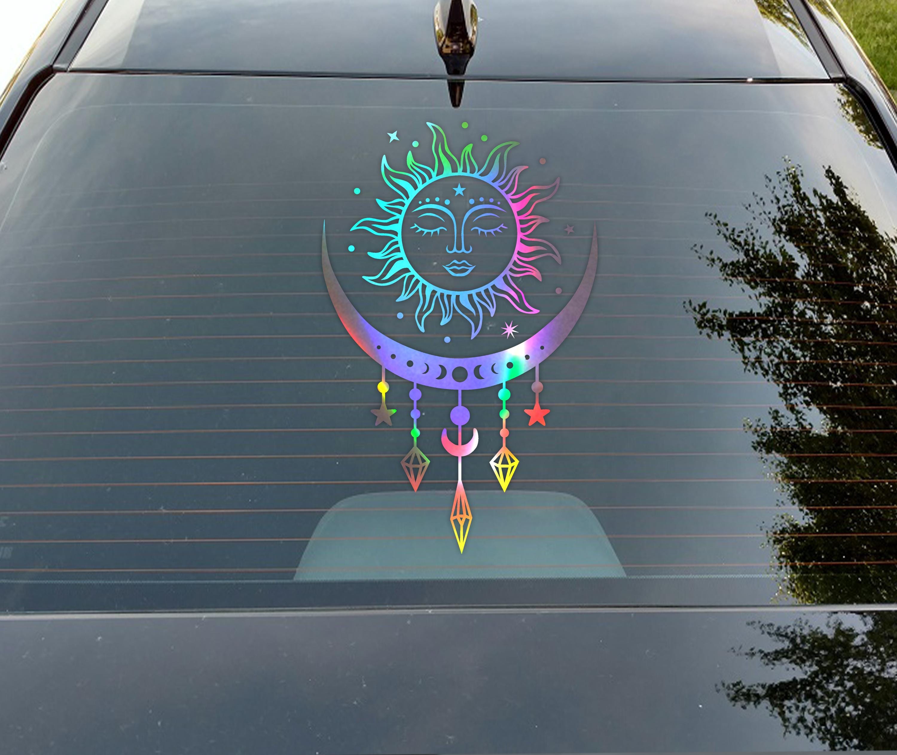 Holographic Car Window Sticker / Decal / Waterproof Vinyl Decor / Boho ...
