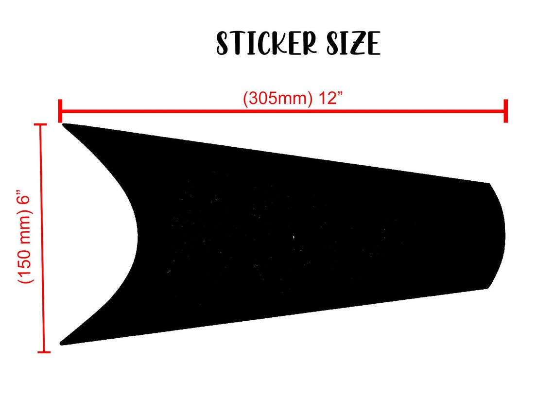 Motorcycle Tank Decal / Sticker 3pcs / Moto Gas Tank Stickers / Skull ...