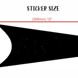 Motorcycle Tank Decal / Sticker 3pcs / Moto Gas Tank Stickers / Skull ...