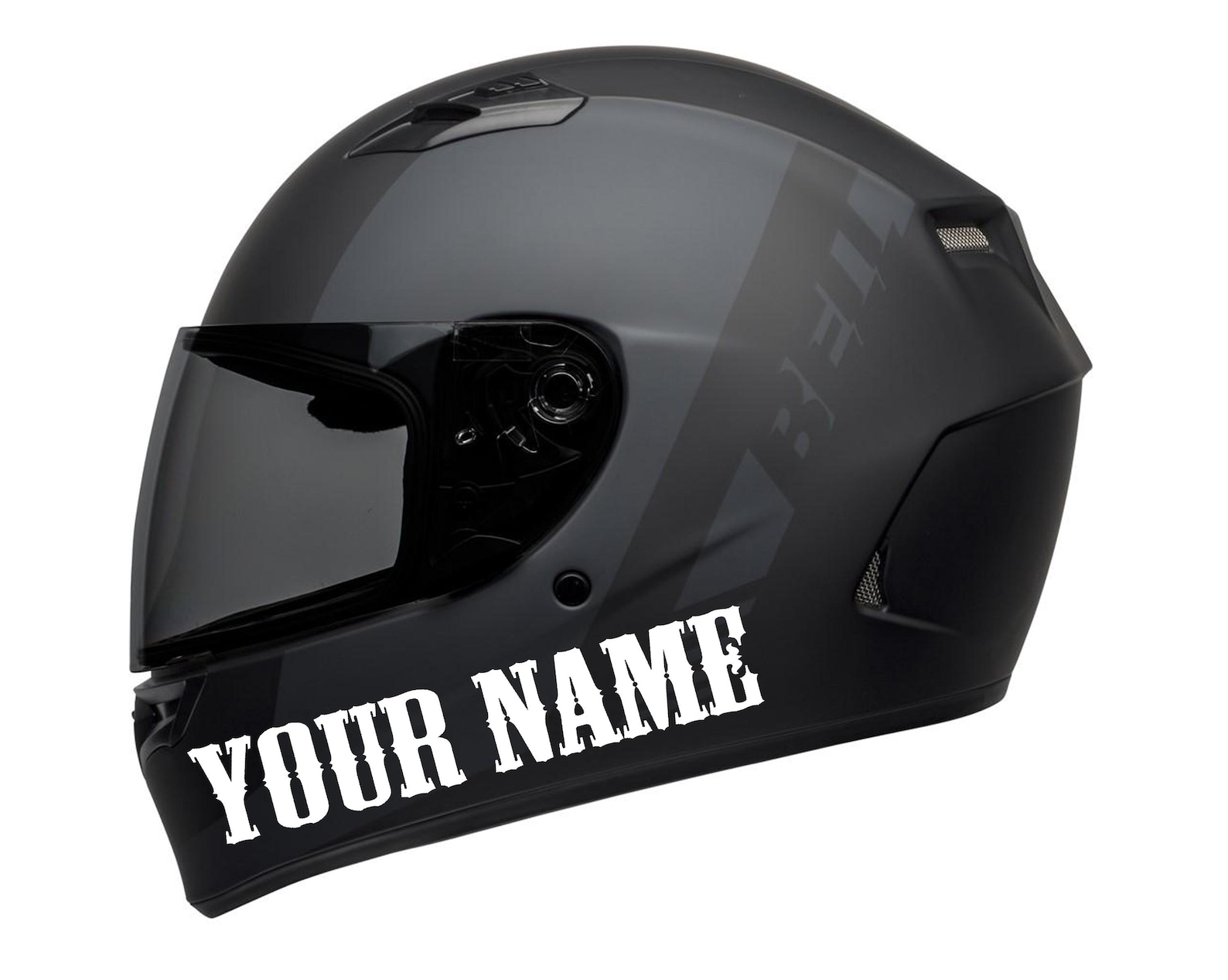 Custom Name Motorcycle Helmet Sticker / Decal / Waterproof Vinyl Decor ...