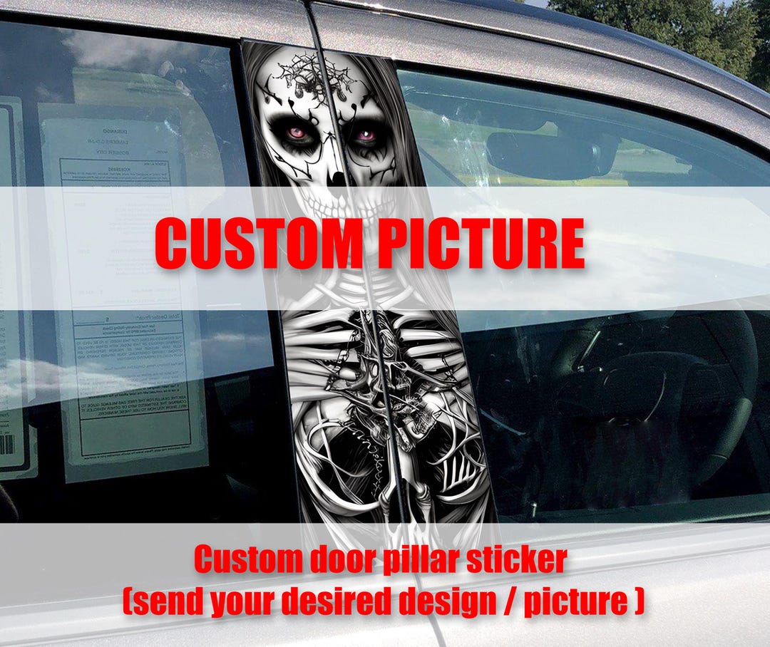 CUSTOM Car Door Livery Pillar Sticker / Decal / Fits for Any Vehicle ...