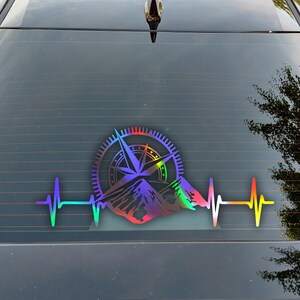 Holographic Car Window Sticker / Decal / Waterproof Vinyl Decor ...