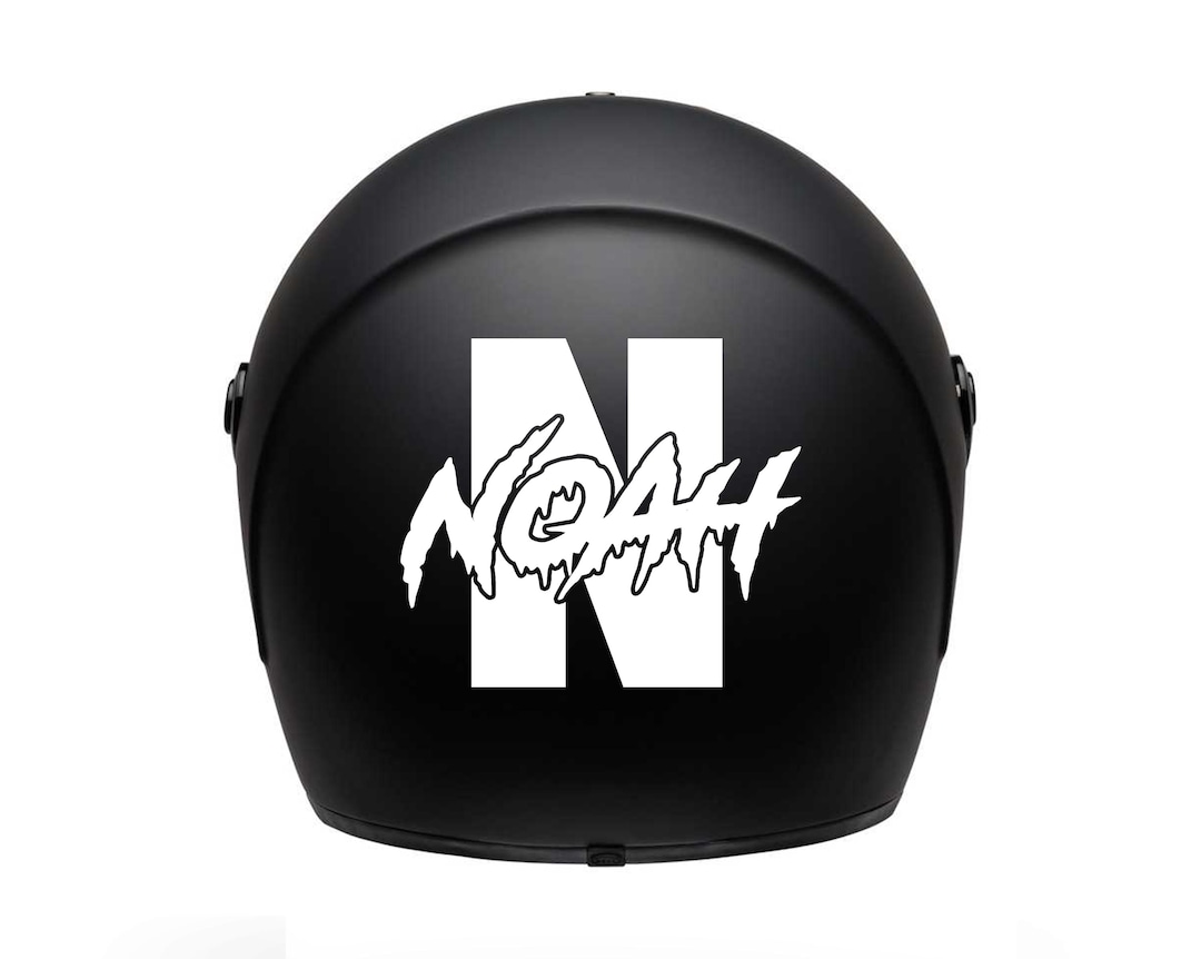 Custom Name Motorcycle Helmet Sticker / Decal / Waterproof Vinyl Decor ...