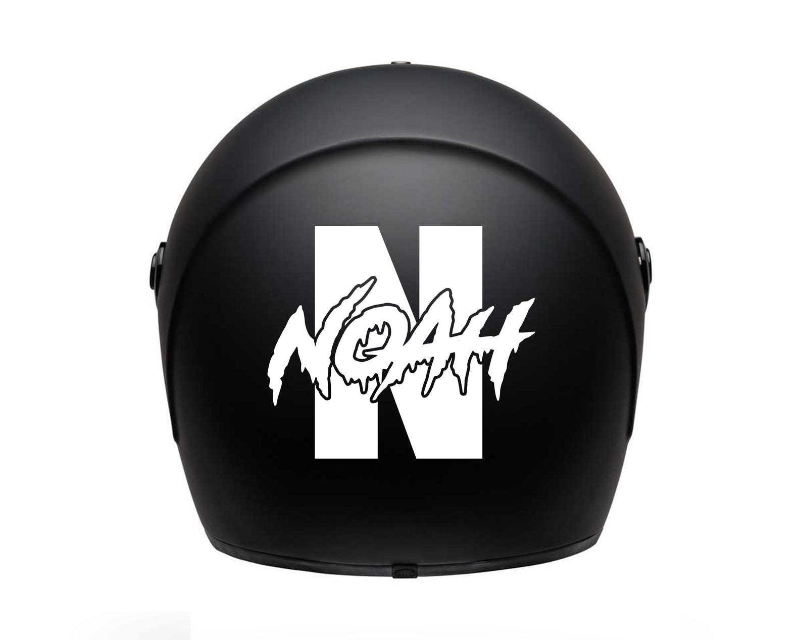 Custom Name Motorcycle Helmet Sticker / Decal / Waterproof Vinyl Decor ...