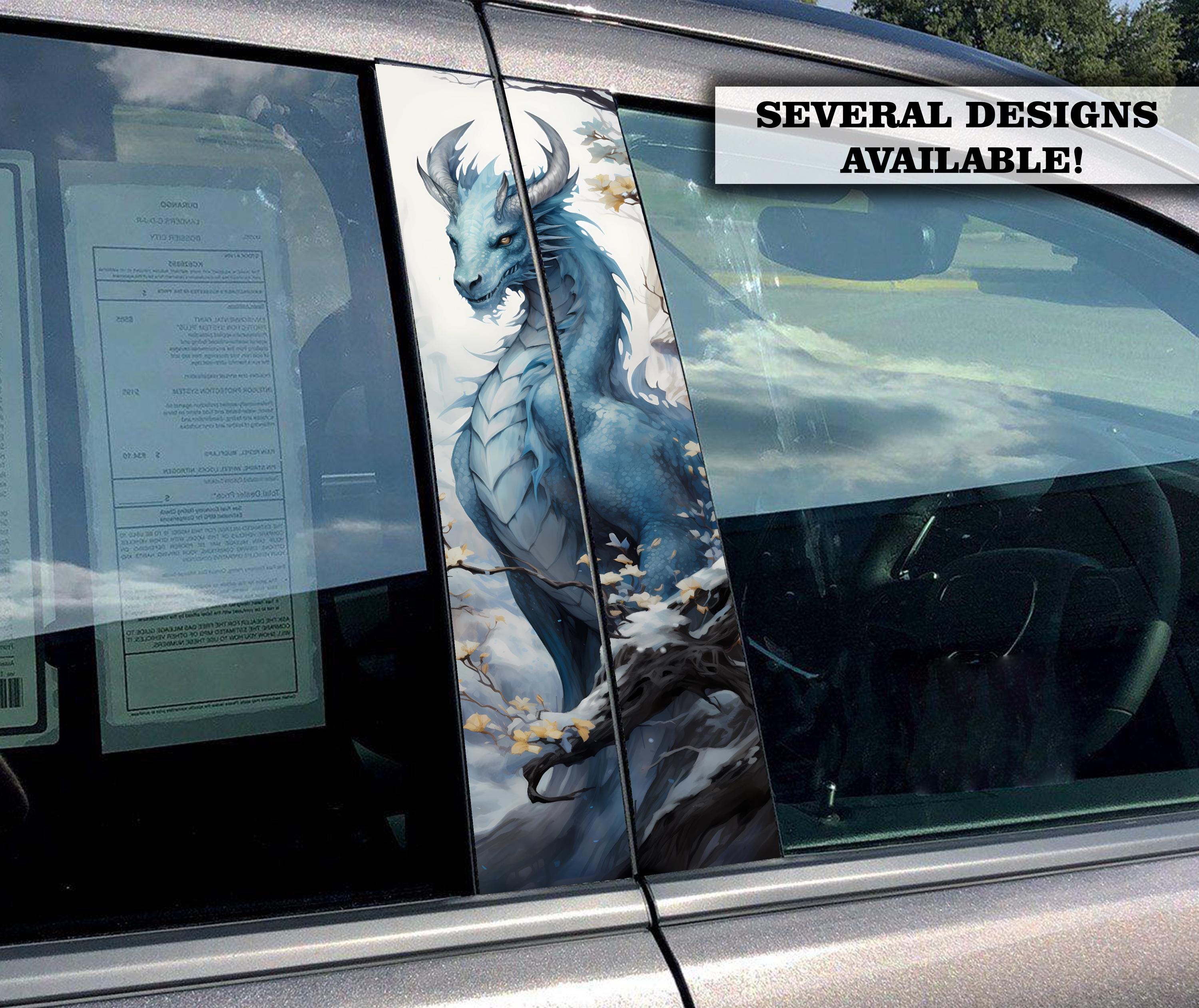 Car Door Livery Pillar Sticker / Decal / Fits for Any Vehicle / Custom ...